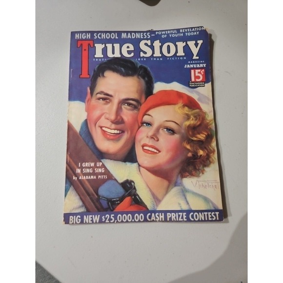 Other | True Story Magazine January 1935 Vintage Pulp Fiction ...